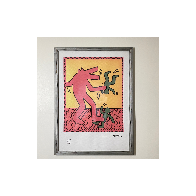 Keith Haring Lithograph 126/150 with certificate - Red dog | www ...